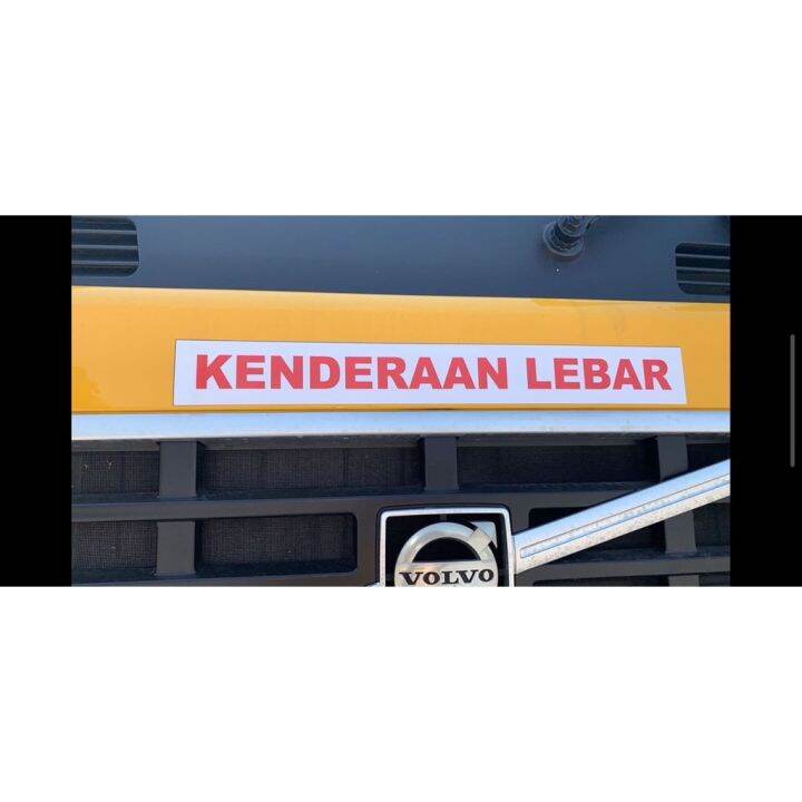 sticker Kenderaan panjang & lebar kepala lori | Lazada