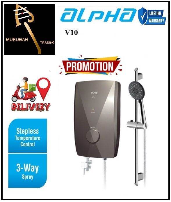 ALPHA - V10 Instant Water Heater (Non Pump) | Local singapore warranty | Express Free Home ...