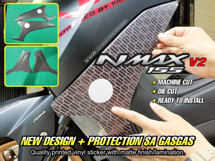 Yamaha Nmax Version 2 - Front Side Cowling New Concept Decals / SET ...