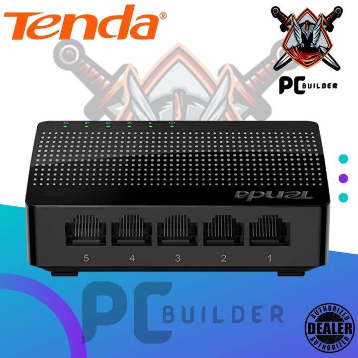 Tenda SG105 5-Port Desktop Gigabit Switch Ethernet Network Switch LAN ...