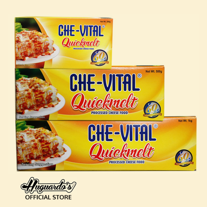 Che Vital Quickmelt Processed Cheese Food 1kg - 200g | Lazada PH