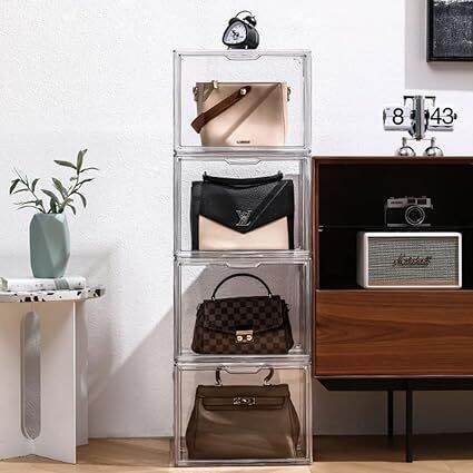 RMI Transparent Storage Box Magnetic Side Drop / Display Box | Lazada