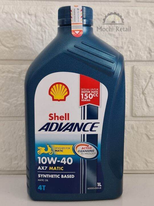 Oli Shell Advance AX7 Matic 1L | Lazada Indonesia