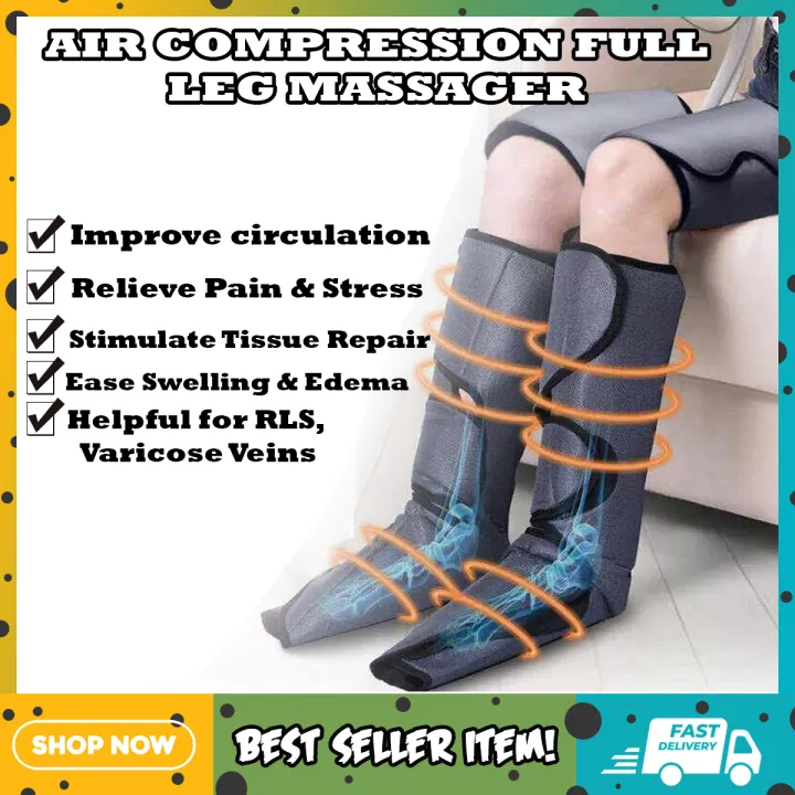 Electric Air Compression Leg Massager For Foot Calf Thigh Leg Wraps