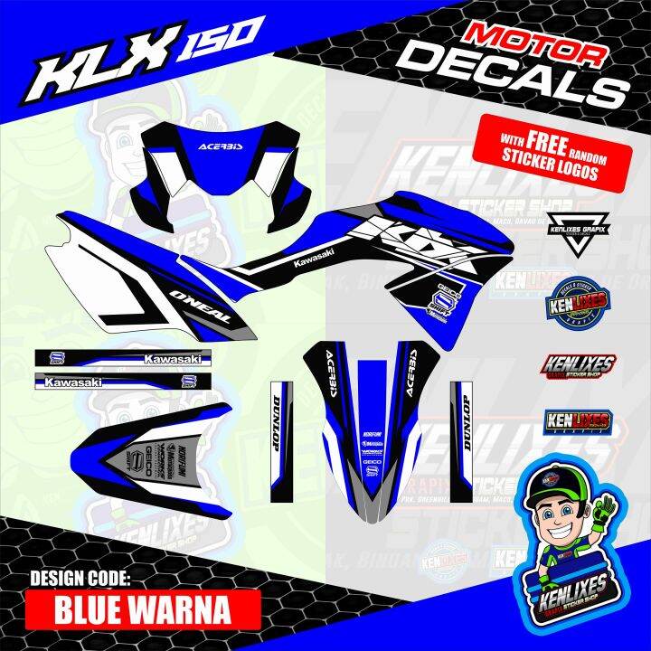 Kawasaki KLX 150 Full Decals Sticker Body | Lazada PH