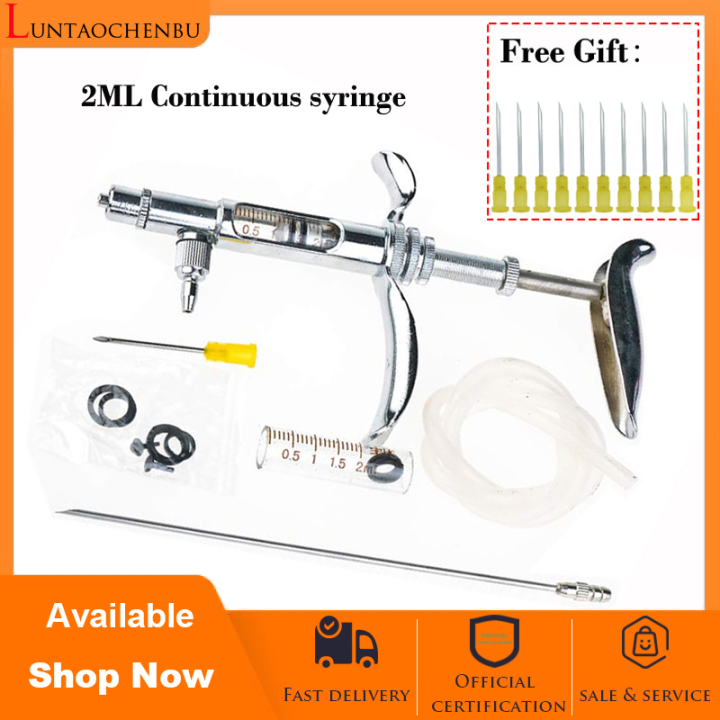 0.2-2ML Automatic Vaccine injector for chicken Adjustable Continuous ...