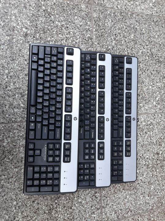 keyboard komputer pc hp original usb kualitas terjamin normal tulisan ...