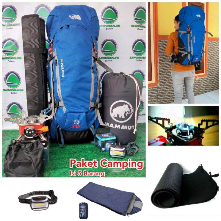 Paket Camping Alat pendakian gunung outdoor 470 | Lazada Indonesia