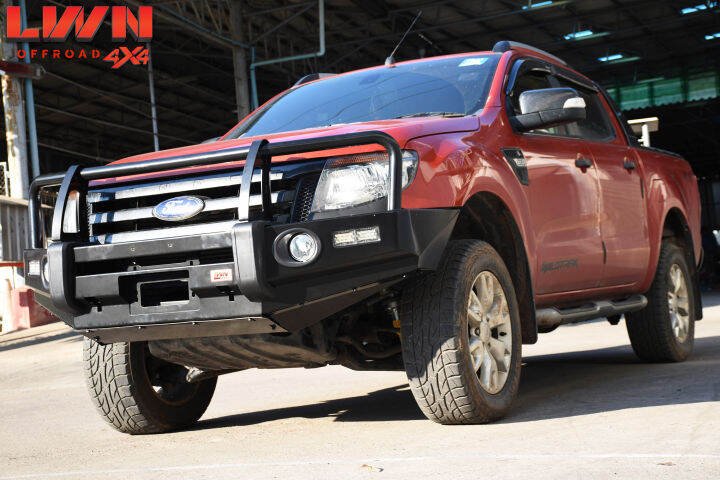 กันชนหน้าFord Ranger T6 2012-2014 รุ่น FB-003 กันชนเหล็ก 3 เขา ทรงARB ...