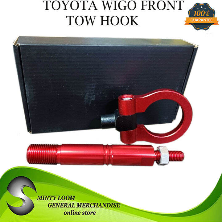 Toyota Wigo 2012-2020 Front Tow Hook (Red) | Lazada PH