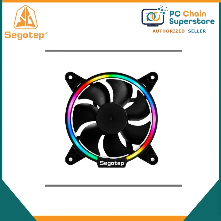 Segotep Lighting 12 120mm RGB Cooling Fan 1600 RPM | Lazada PH