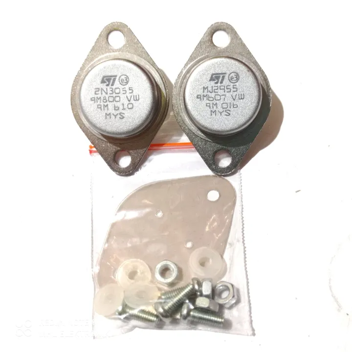 Transistor 2N3055 Dan MJ2955 JENGKOL ORIGINAL ST Malaysia | Lazada Indonesia