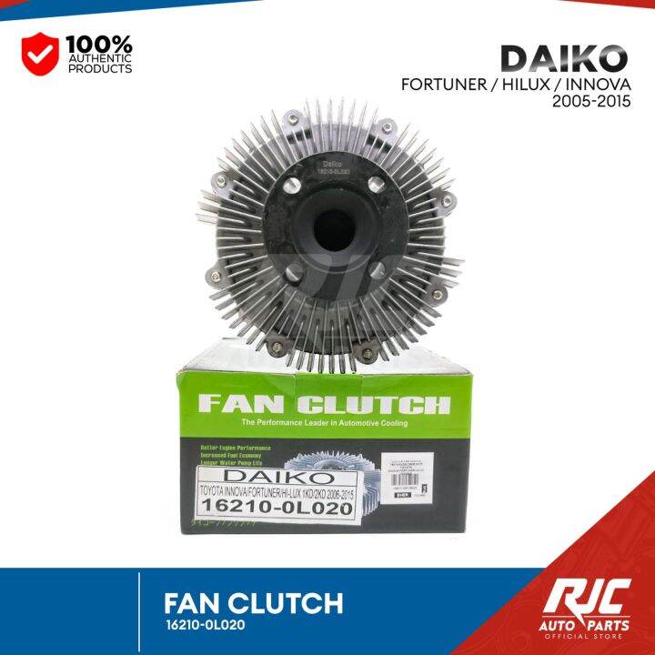 Daiko Fan Clutch Fortuner/Hilux/Innova 2005-2015 | Lazada PH