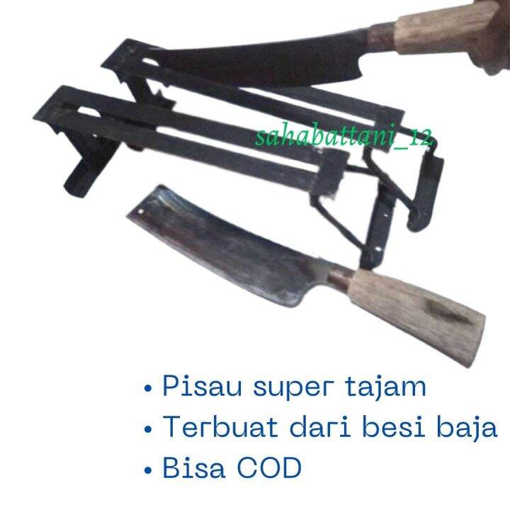 Pisau pencacah rumput set / alat pencacah gedebog pisang | Lazada Indonesia