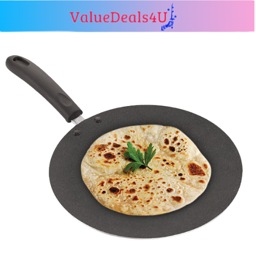 MAHENDRAA 28CM Non Stick Chapathi Tawa Flat Chapati Pan Roti Tawa ...