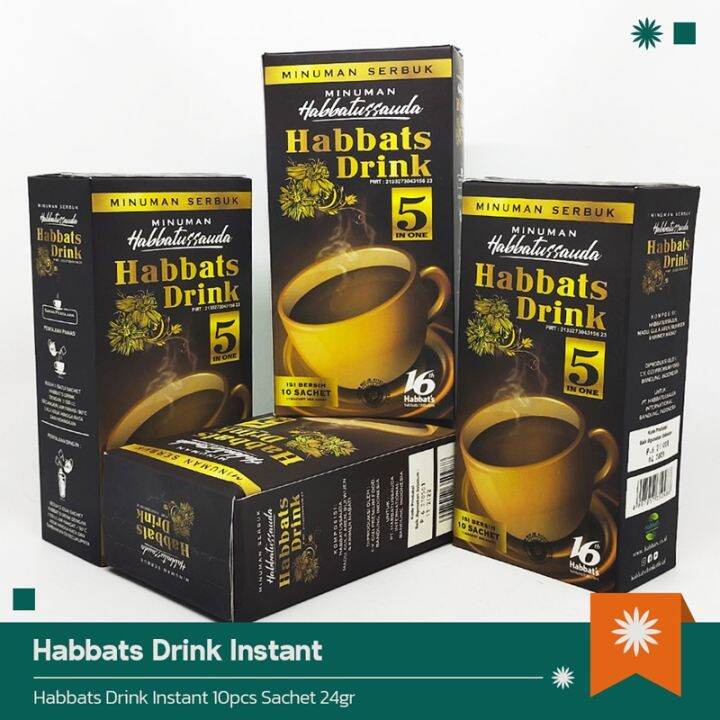 Habbats Drink Minuman Serbuk Habbatussauda / Minuman Instan Coffee ...