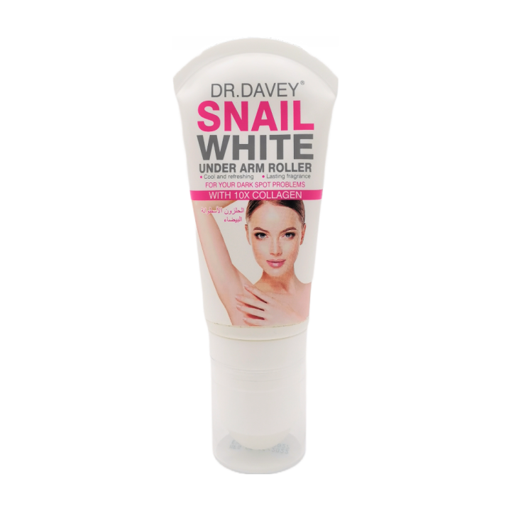 DR. DAVEY SNAIL WHITE UNDER ARM ROLLER with 10x COLLAGEN | Lazada PH