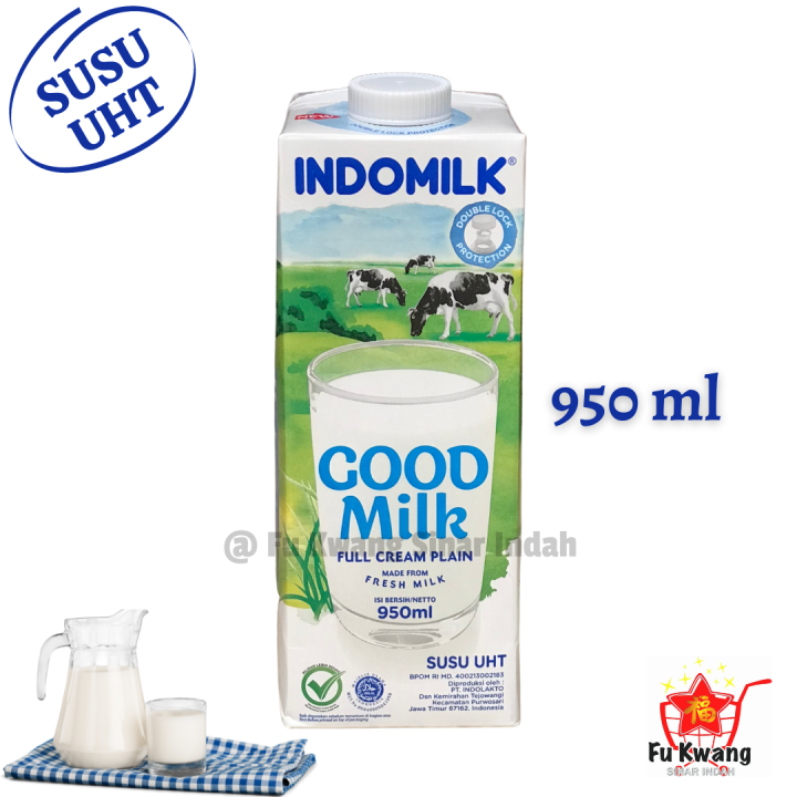 Indomilk Good Milk Susu UHT Full Cream 950 ml | Lazada Indonesia