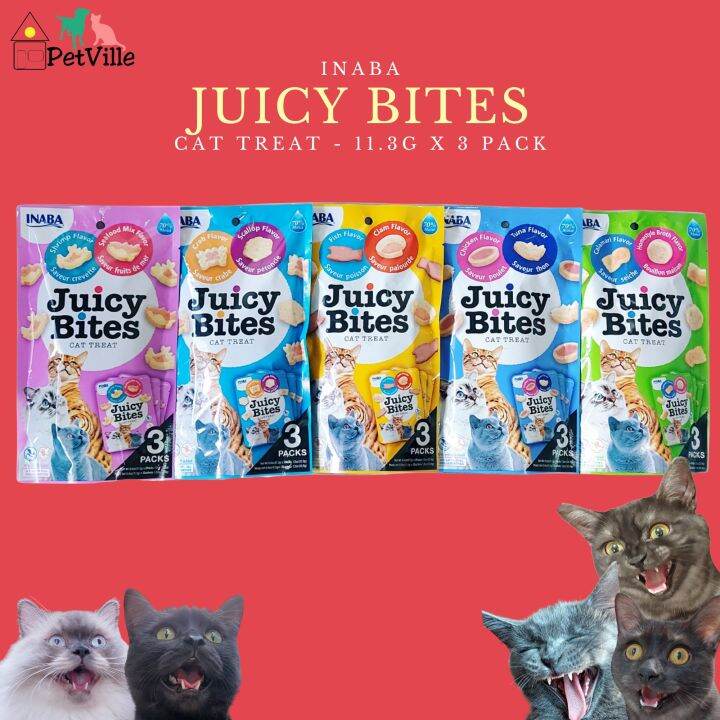 Inaba Juicy Bites 11.3g x 3 Pack | Lazada PH