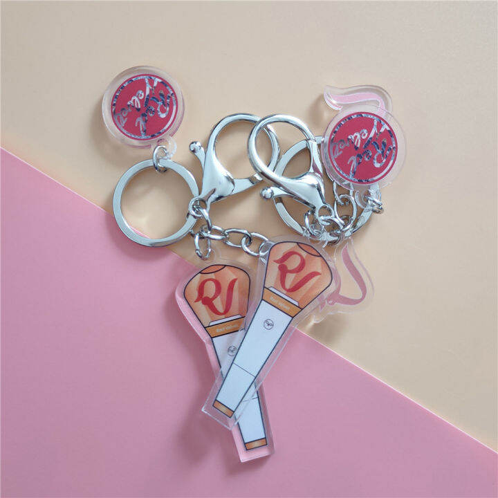 CHA Lightstick Pendant KPOP Seventeen Stray Kids Keychains TXT ATEEZ ...