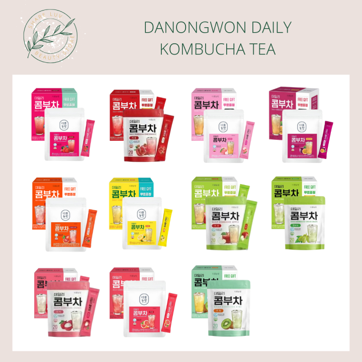 [Ready Stock] DaNongWon Daily Kombucha Tea 5g x 20Sticks + 1 Bottle ...