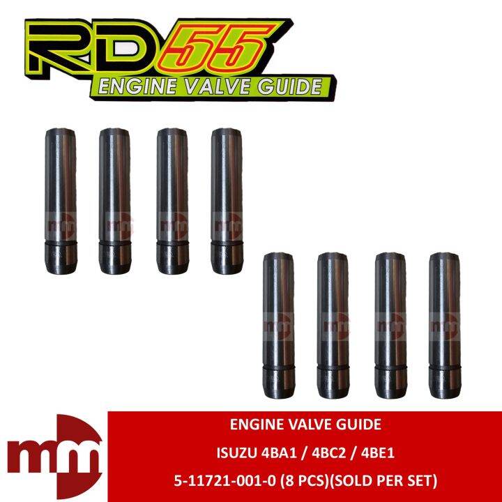 RD55 Engine Valve Guide for ISUZU 4BA1 / 4BC2 / 4BE1 (8 PCS SET) 5 ...