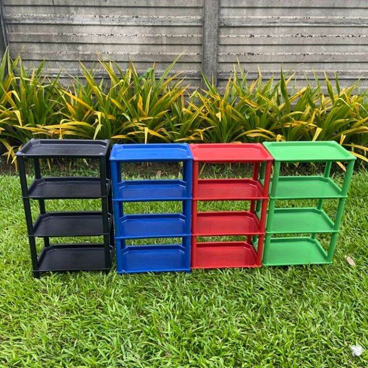 FAMILIFE 2/3/4 Layer Colored Plastic Racks/Kitchen and Bathroom Space ...