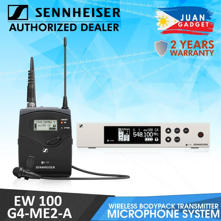 Sennheiser ew 100 G4-ME 2-II Wireless Bodypack System with ME 2-II ...