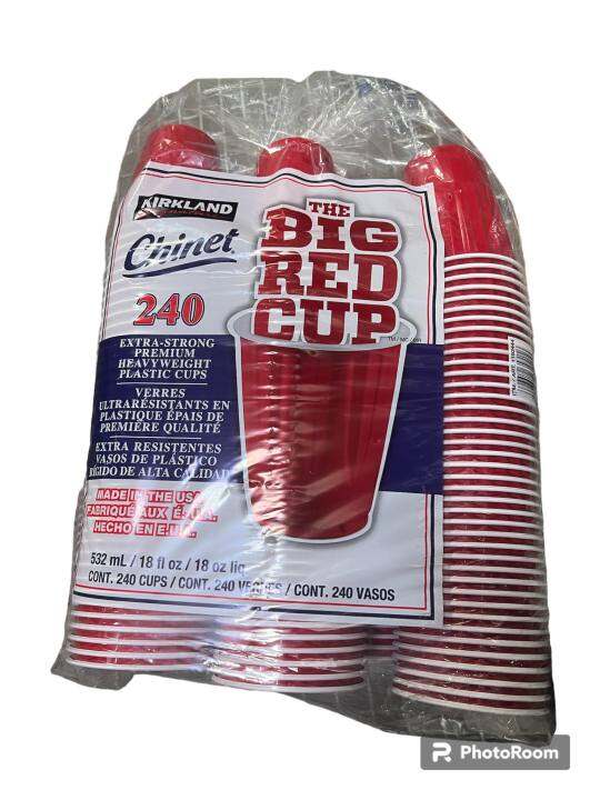 Kirkland Chinet The Big Red Cup, 10 cups , 20 cups | Lazada PH