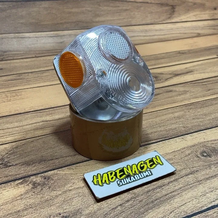 stop lamp lampu belakang rem mika bening putih transparan honda C70 C ...