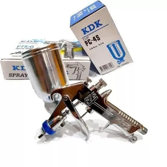 SPRAY GUN F75G / SPARAY GUN F75 TABUNG ATAS KDK JAPAN ALAT SEMPROT CAT ...