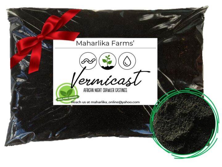 [3kg] 100% PURE VERMICAST Organic Fertilizer / garden soil for planting ...