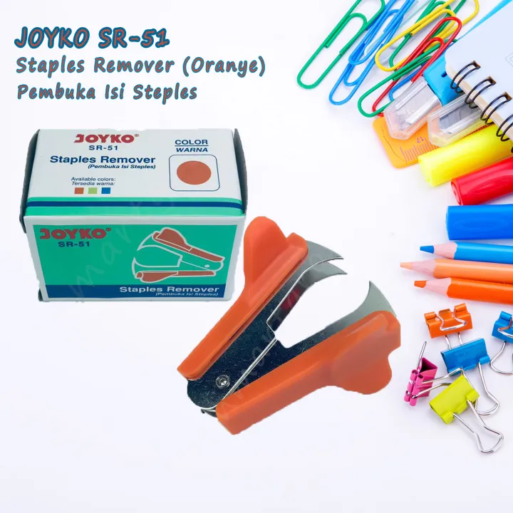 Joyko / Staples Remover SR-51 / Pembuka Isi Steples / Oranye | Lazada Indonesia