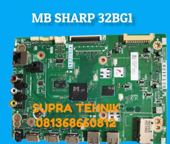 pcb main tv sharp 32bg1 | Lazada Indonesia