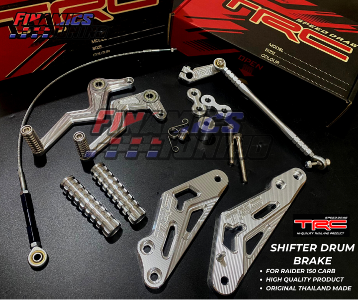 RAIDER 150 CARB AND FI SHIFTER DRUM BRAKE TRC ORIGINAL MADE IN THAILAND ...