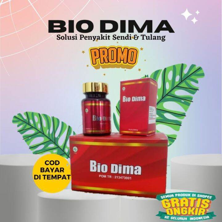 100% Asli Original Obat Herbal BIO DIMA Asli Obat Tulang Nyeri Sendi ...