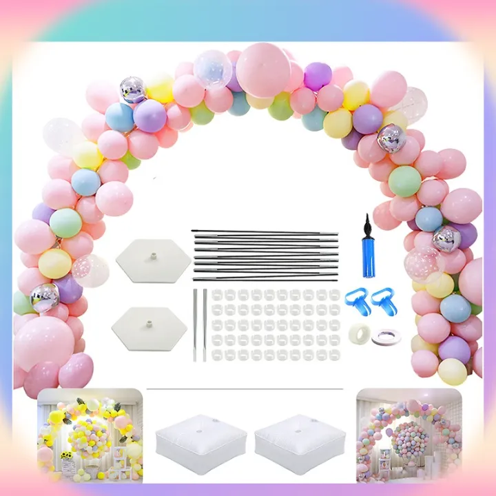 Large Balloon Arch Kit 15-section Balloon Display Stand with Water ...