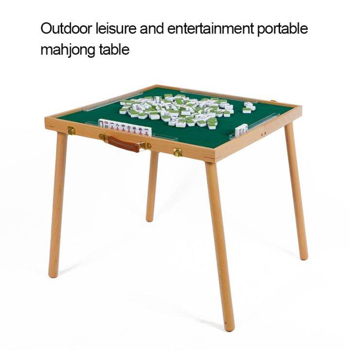 Portable Foldable Outdoor Mahjong Table Camping Entertainment Leisure ...
