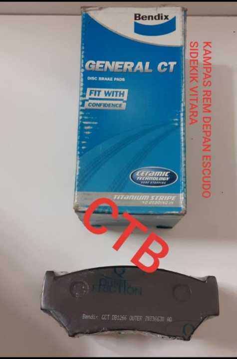 DISINI KAMI MENAWARKAN PRODUK BENDIX KAMPAS REM DEPAN ESKUDO SIDEKIK VITARA ORIGINAL - BENDIX ...