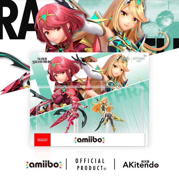 Nintendo Switch Amiibo Pyra + Mythra 2 Pack - Super Smash Bros Series | Lazada