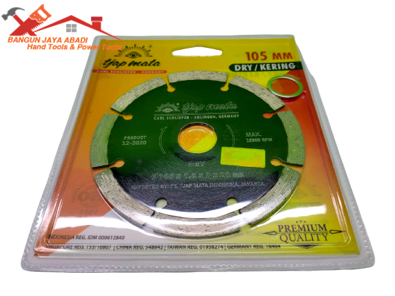 Mata Pisau Potong Keramik Granit Marmer 4" Kering Schlieper Tjap Mata ...