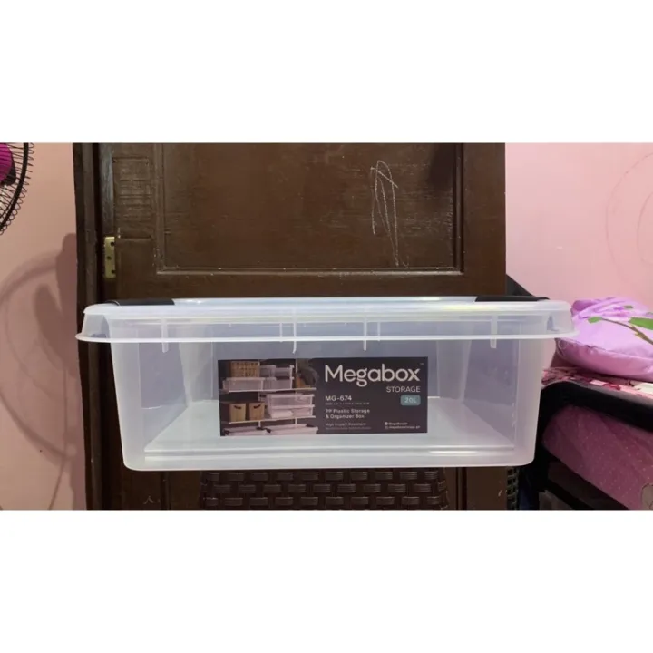 MEGABOX 20 liters storagebox (underbed) | Lazada PH