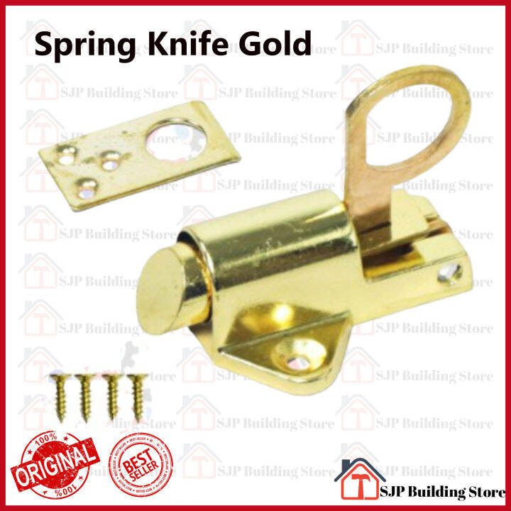 PROMO!! Spring Knip Silver l Slot Jendela Kodok l Grendel l Knife l Tip ...