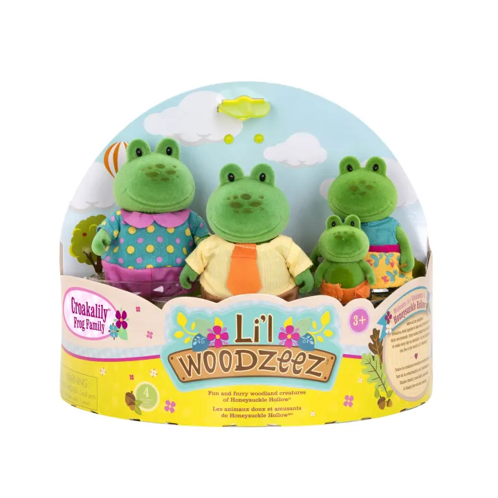 LI'L WOODZEEZ FROG FAMILY - เซ็ตตุ๊กตาครอบครัวกบ | Lazada.co.th