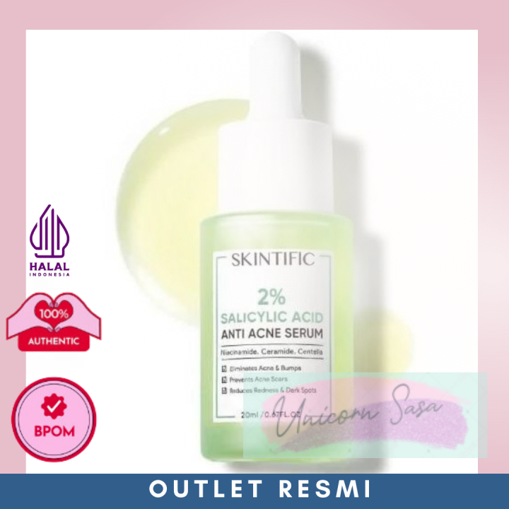 SKINTIFIC - 2% Salicylic Acid Anti Acne Serum | Lazada Indonesia