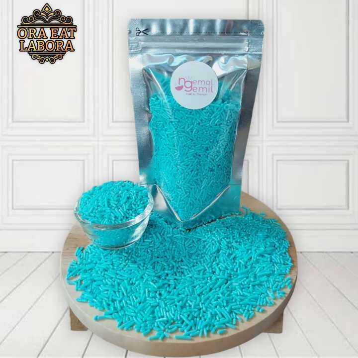 Meses Pouch Biru Meses Butiran Coklat Sprinkle Topping Donut Kue Bolu ... Meses Pouch Biru Meses Butiran Coklat Sprinkle Topping Donut Kue Bolu ...