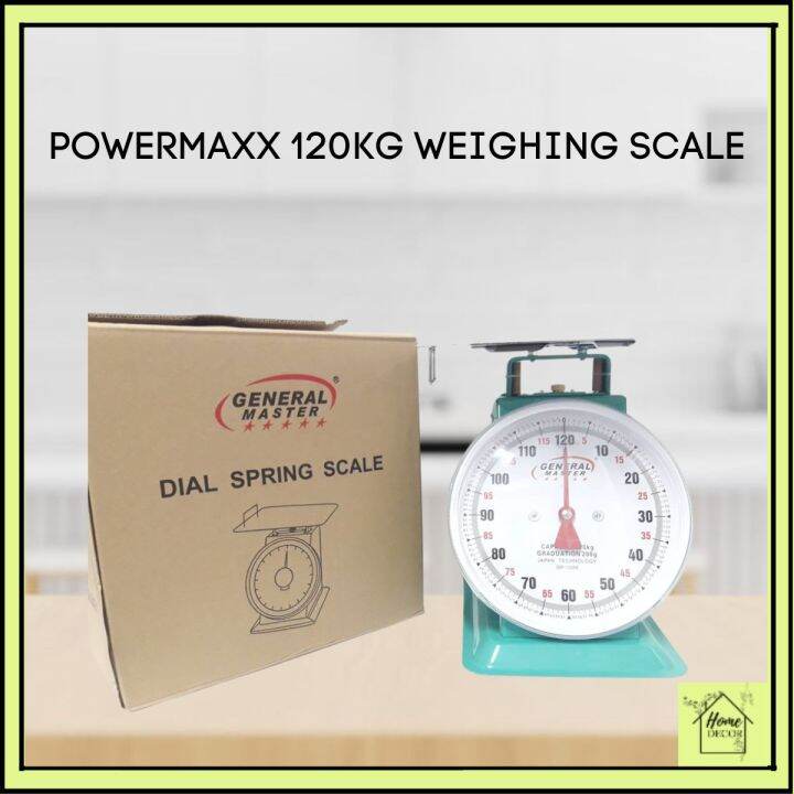 POWERMAXX 120KGS FLAT SCALE / 120 KILOS TIMBANGAN/ WEIGHING SCALE ...