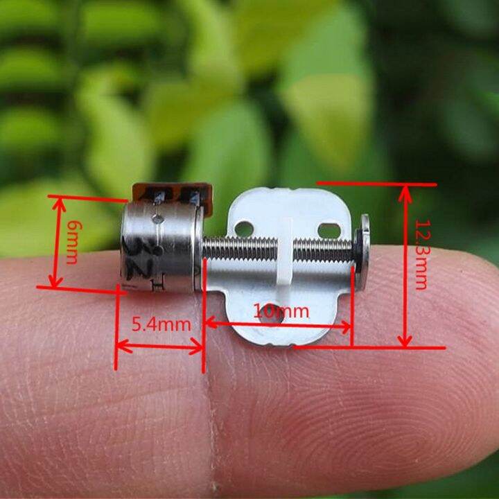 DC 3V 5V 2-Phase 4-Wire Mini 6mm Precision Stepper Motor 10mm Stroke ...