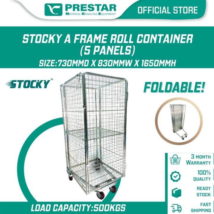 PRESTAR MHE Stocky Frame Roll Cages with Divider up to 500kg 730(D) x ...