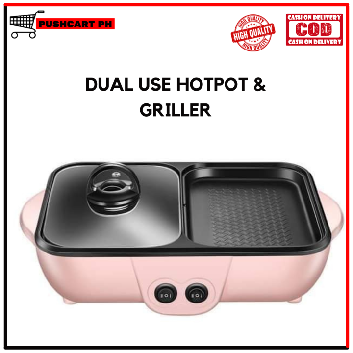 pushcartph High Quality 2 in 1 Hotpot and Griller Cooker ...